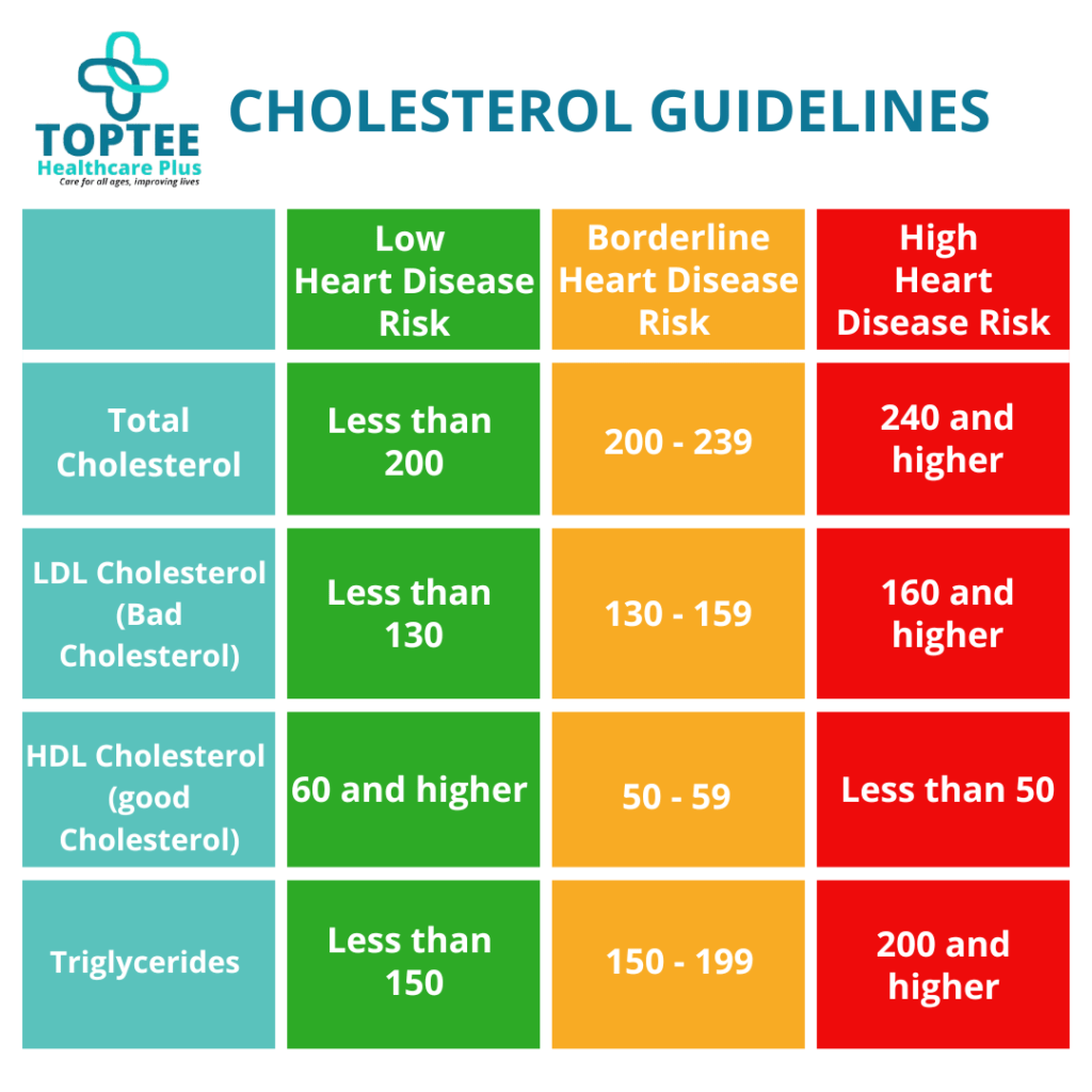 Understanding Cholesterol Levels | Toptee Medical Center